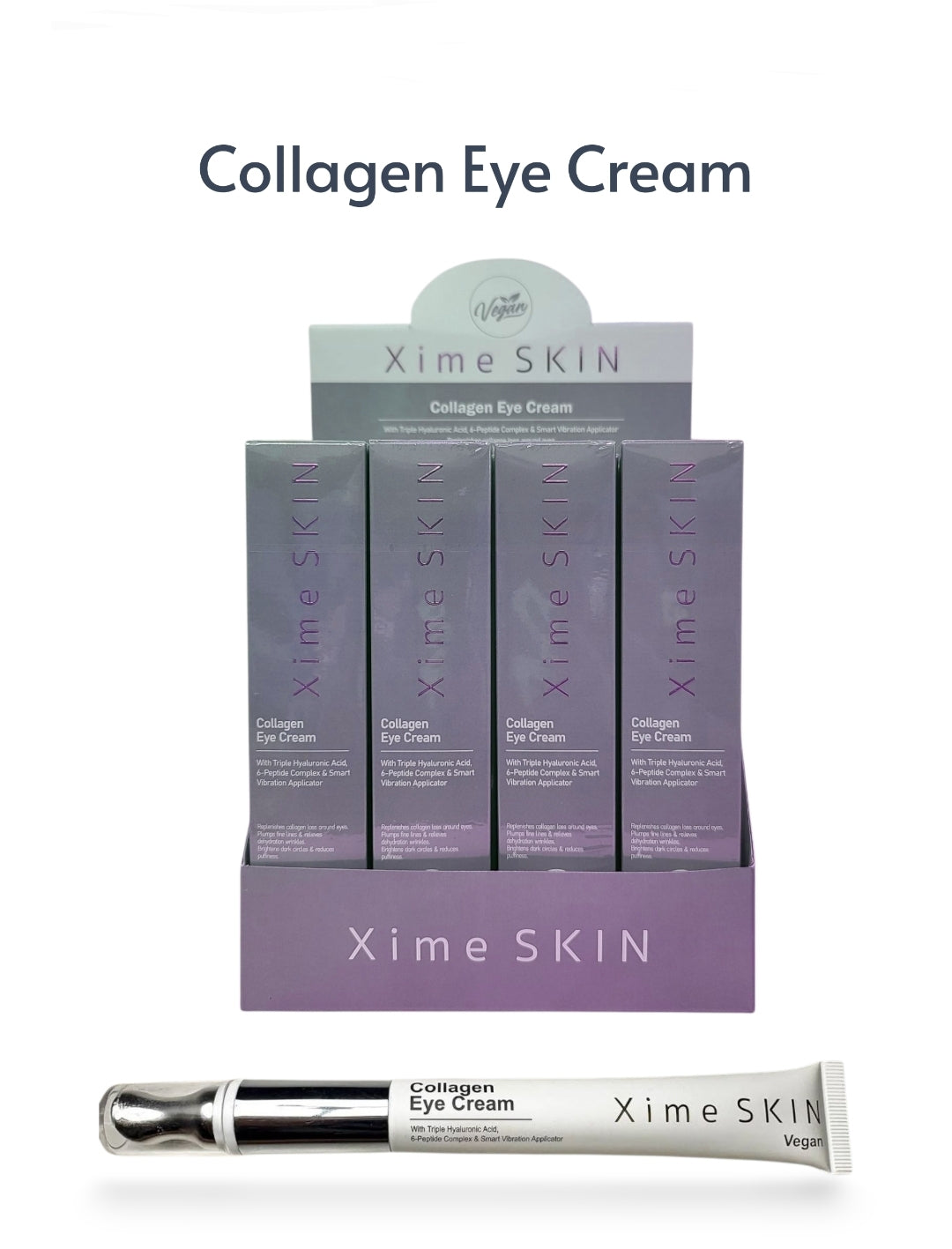 XIME SKIN Collagen Eye Cream 20ml / 12pcs Display – leeswholesalebeauty