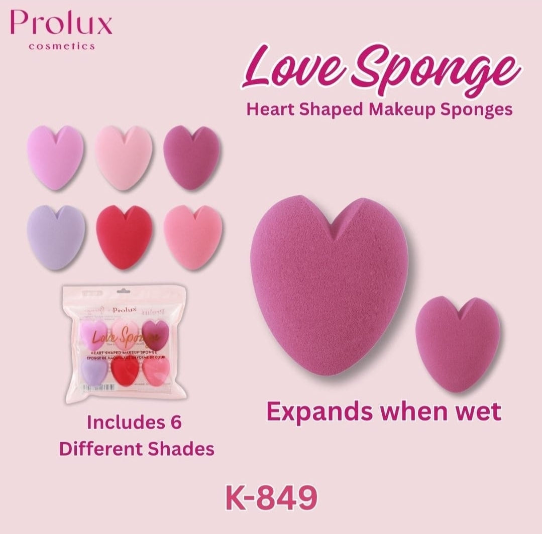 PROLUX Love Sponge 6pcs Set – leeswholesalebeauty