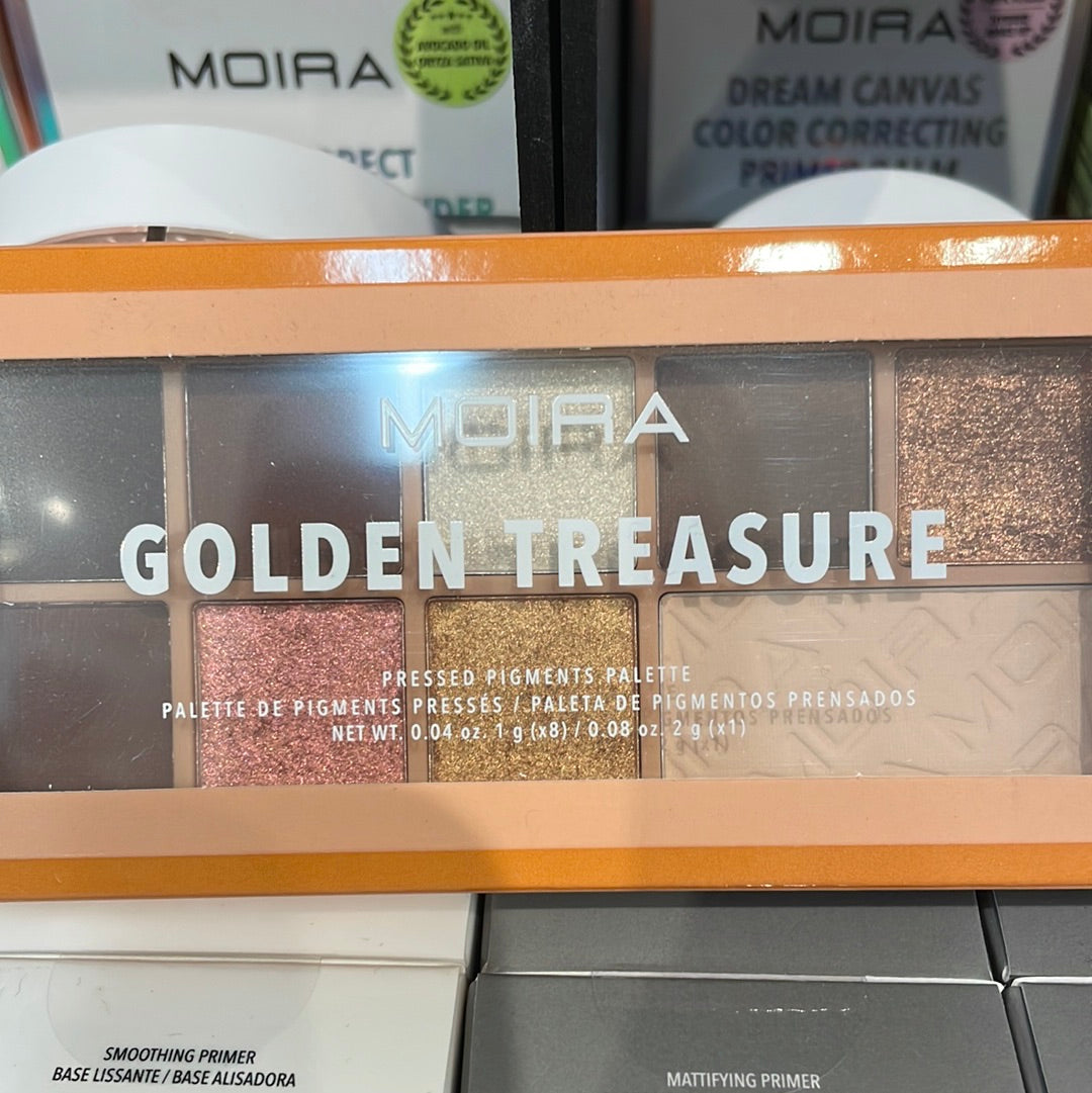 MOIRA - Golden Treasure Pressed Pigment Palette (SDP003 ...